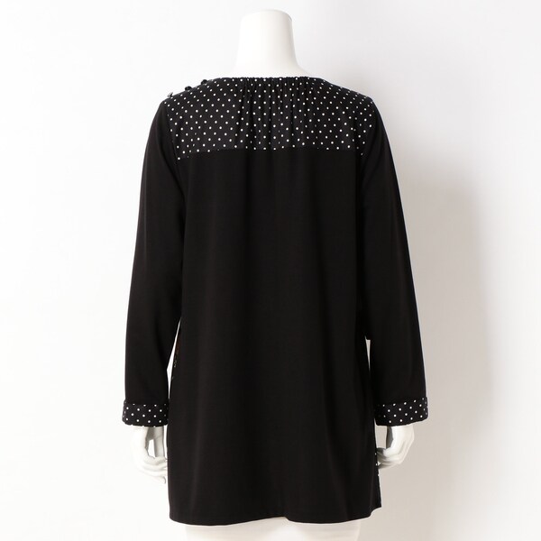 アル・ディ・ラ/ドットｘフラワーコンビ チュニック アル・ディ・ラ/ドットxフラワーコンビ チュニック