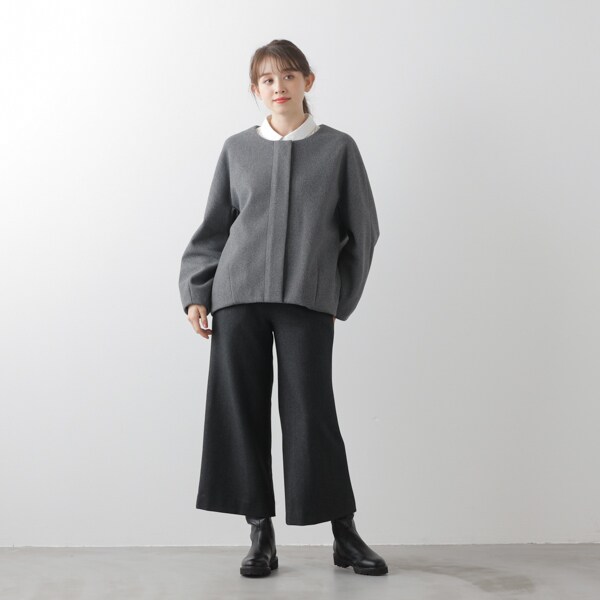 アル・ディ・ラ（AL DI LA）/メルトンジャージー ブルゾン ブルゾン