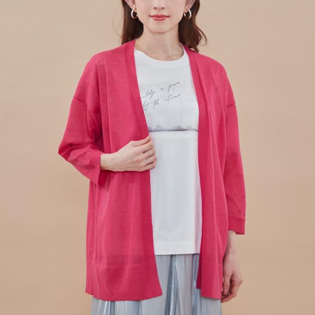 アル・ディ・ラ（AL DI LA）/ハート柄愛レットカーデ