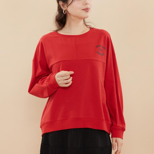 アル・ディ・ラ（AL DI LA）/[ 洗える ] 　”PARADICE”ロゴトレーナー