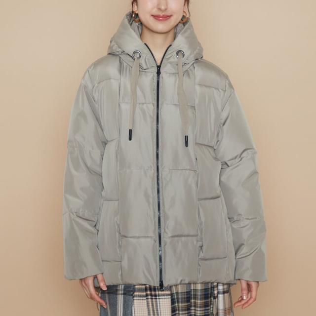 アル・ディ・ラ（AL DI LA）/編込み凹凸ステッチ　ダウンジャケット