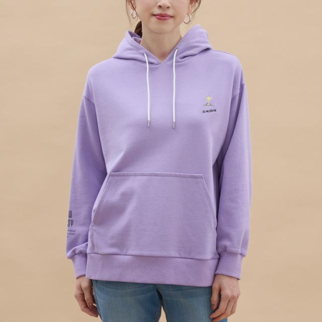 アル・ディ・ラ（AL DI LA）/オリジナル美シルエット刺繍入りパーカー