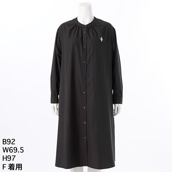 アル・ディ・ラ（AL DI LA）/【洗える】『C』ロゴシャツワンピース