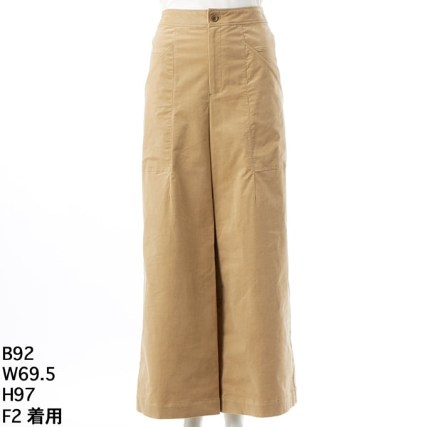 アル・ディ・ラ（AL DI LA）/【ストレッチ】コーデュロイワイドパンツ