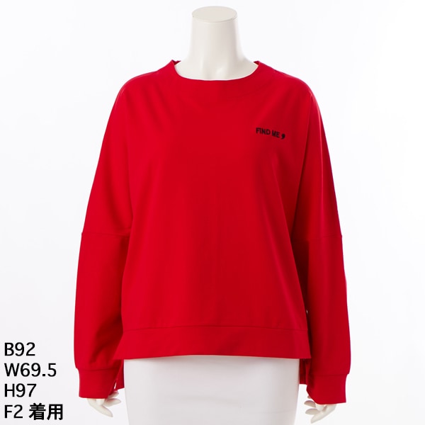 アル・ディ・ラ（AL DI LA）/【洗える】”FINDME”ロゴプルオーバー