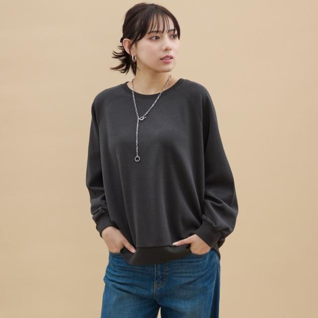 アル・ディ・ラ（AL DI LA）/【洗える】『PARIS』バックロゴプルオーバー