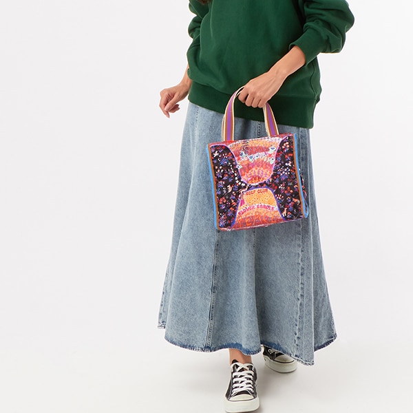 ツモリチサト キャリー（tsumori chisato CARRY）/ガーデンゴルフクラブキルト トートバッグ サブバッグ Sサイズ