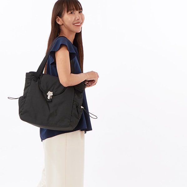 ツモリチサト キャリー（tsumori chisato CARRY）/【 tsumori chisato CARRY 】ネコメタル トートバッグ 【A4サイズ対応　軽量】