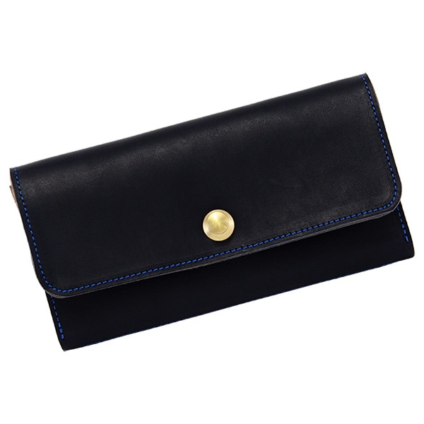 アジリティー アッファ/ポルティエ/ネイビー(エルバマット)【ギャルソン 長財布】