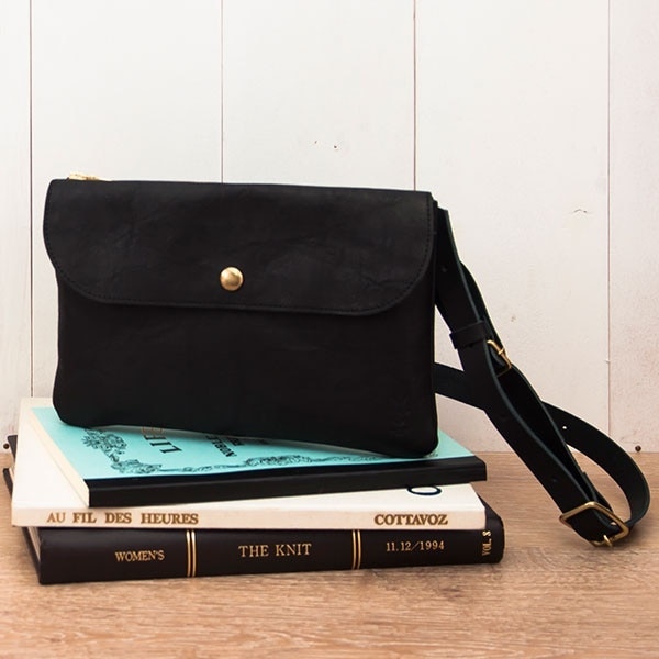 アジリティー アッファ（AGILITY Affa）/ポピエール/栃木しぼり(ブラック)【クラッチバッグ ショルダーバッグ】