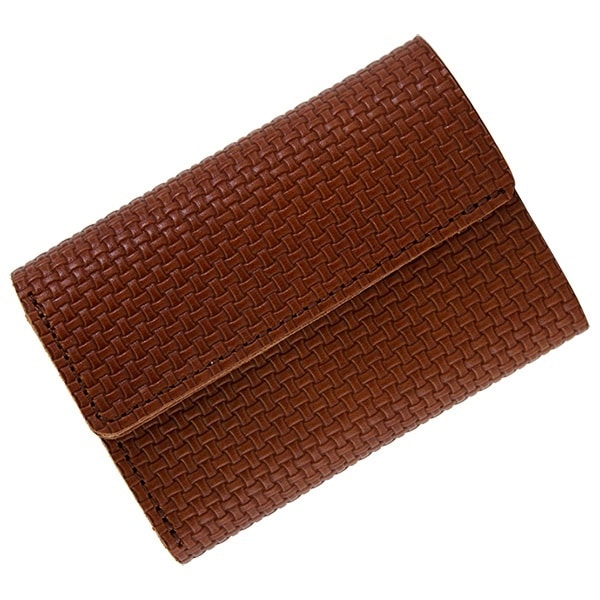 アジリティーアッファ（AGILITY Affa）/バンク/メッシュエンボス(キャメル)【小銭入れ 三つ折財布】
