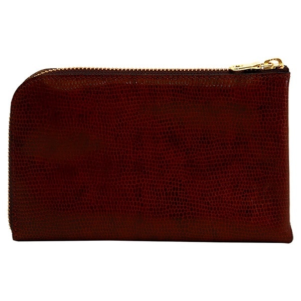 アジリティー アッファ（AGILITY Affa）/ボヤージュ/リザードエンボス(チョコ)【ウォレット L字ファスナー】AGILITY