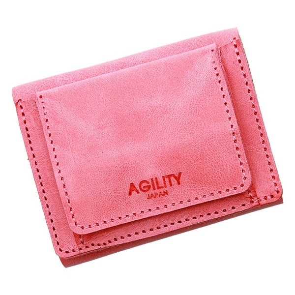 アジリティーアッファ（AGILITY Affa）/リオン/シビラ(ピンク)【ミニ財布 三つ折財布】