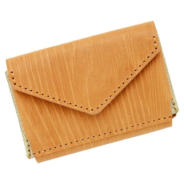 アジリティー アッファ（AGILITY Affa）/ナノウォレット/ウッドレザー(ベージュ)【ミニ財布】