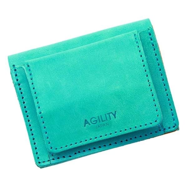 アジリティーアッファ（AGILITY Affa）/リオン/シビラ(ターコイズ)【折財布 三つ折り】