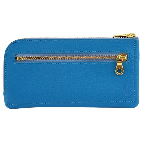 アジリティーアッファ（AGILITY Affa）/ドゥサール/イタリアンシュリンク(ライトブルー)【長財布 ラウンドファスナー】