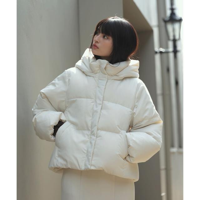 ビス（VIS）/【アウター総選挙3位】フード取り外し可能軽量ダウンブルゾン/2WAY・撥水加工