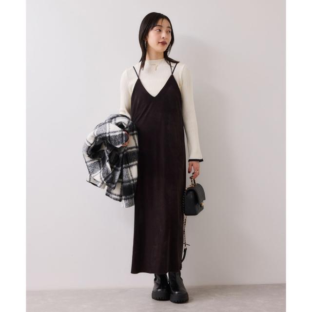 ビス（VIS）/刺繍アソートベロアキャミワンピース/2WAY