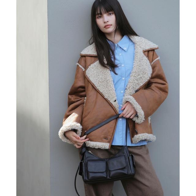 ビス（VIS）/フェイクムートンジャケット