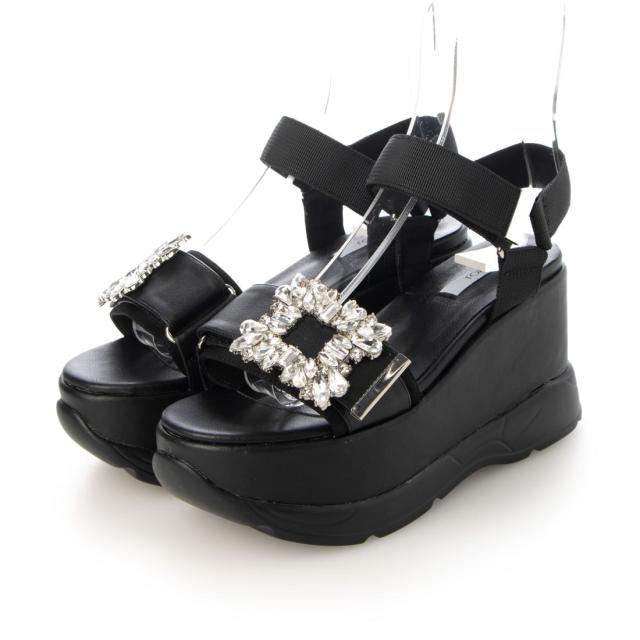 EVOL（EVOL）/【EVOL】厚底バックルサンダル IW5366