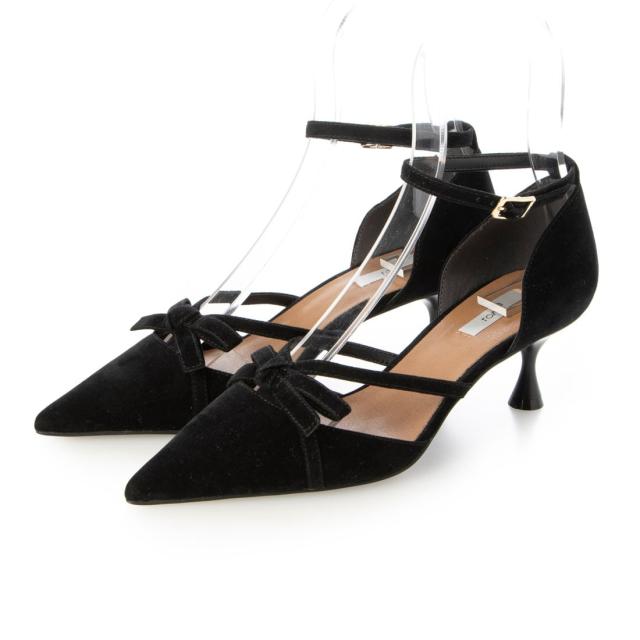 EVOL（EVOL）/【EVOL】リボンセパレートストラップパンプス BX23814