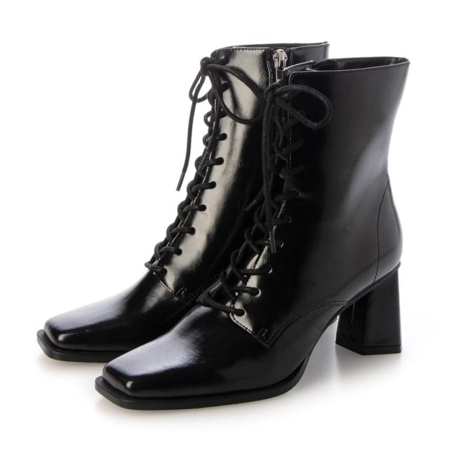 EVOL（EVOL）/【24秋冬新作】 スクエアレースアップショートブーツ BX23829