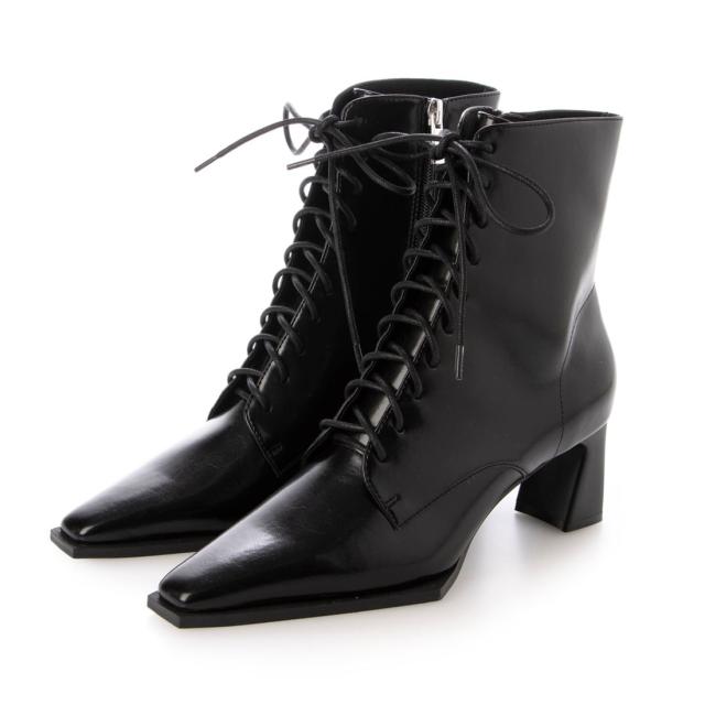 EVOL（EVOL）/【25秋冬新作】【S−LLサイズ・クッション入り】6cmレースアップショートブーツBZ23838