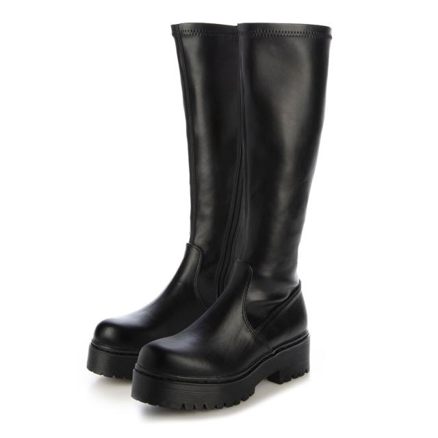 EVOL（EVOL）/【25秋冬新作】【S−LLサイズ展開・美脚効果あり】ストレッチ5cmソールロングブーツIZ5778