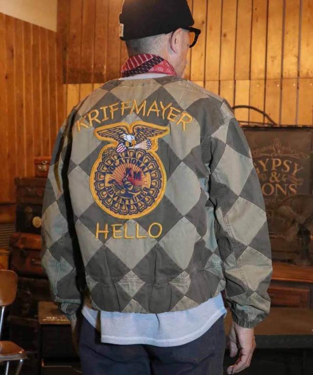 クリフメイヤー（KRIFF MAYER）/【USED感がかっこいい！】ラインクルーマン ジャケット