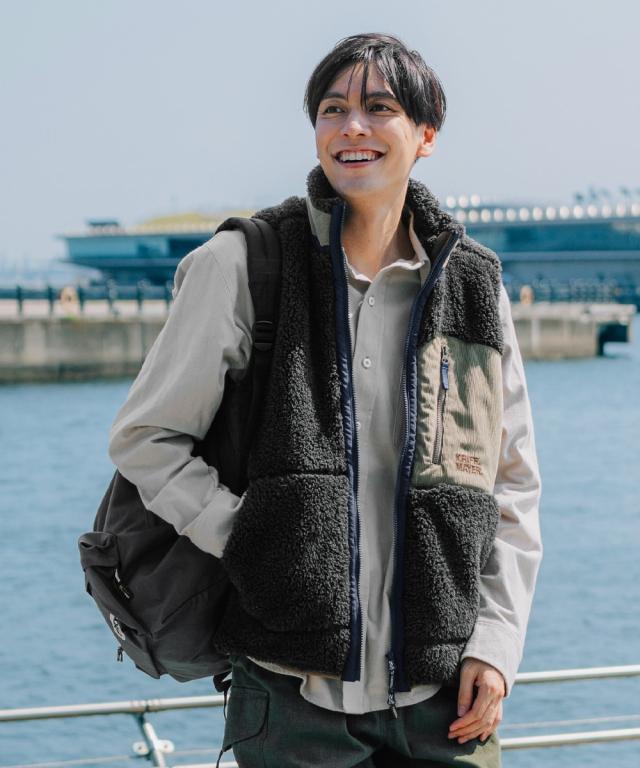 クリフメイヤー（KRIFF MAYER）/【軽くて暖かい！】シャギーボア ベスト ジャケット