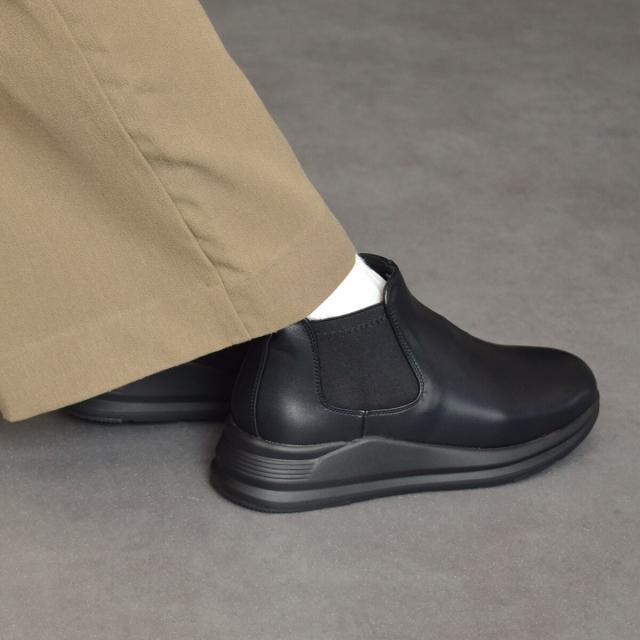 ラウンドアバウト（Round About）/25秋冬新作◆Round About◆4cmヒール◆サイドゴアブーティスニーカー