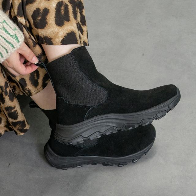 ウィンクルム（VINCULUM）/25秋冬新作◆VINCULUM◆4．5cmヒール◆サイドゴアスニーカーブーツ