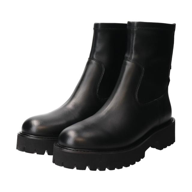 パラディクルール（PARADIS COULEUR）/PARADIS COULEUR◆4．3cmヒール◆EVAソールバックジップストレッチブーツ