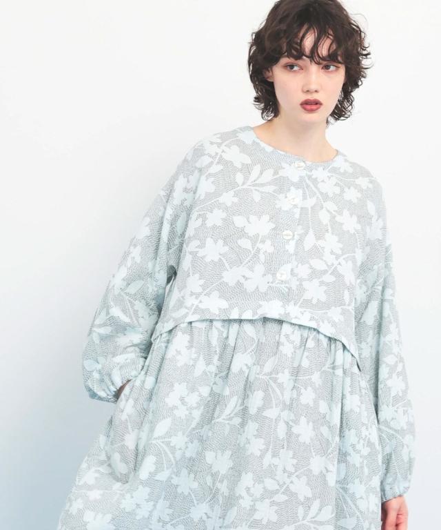 ナルエー（narue）/ルームウェア　 シュークリームガーゼ(R)フラワーステッチ