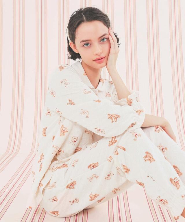 ナルエー（narue）/ ルームウェア　 裏綿接結テディーベア