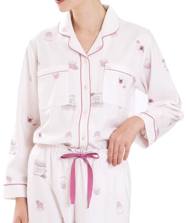 ナルエー（narue）/ ルームウェア　 エアーニット ハッピーポップコーン    パジャマ