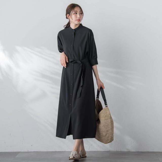 ロートレアモン（LAUTREAMONT）/【WEB限定】【新色追加】【11号あり】ベルト付きドライタッチワンピース≪接触冷感/洗濯機で洗える≫