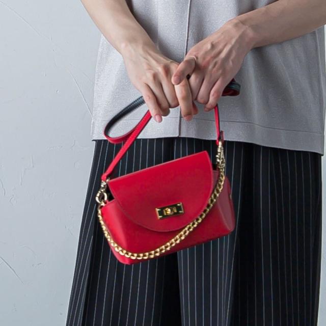 ロートレアモン（LAUTREAMONT）/チェーンレザーミニショルダー