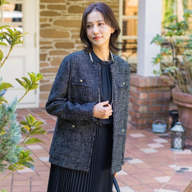 ロートレアモン（LAUTREAMONT）/ストレッチツィードジャケット