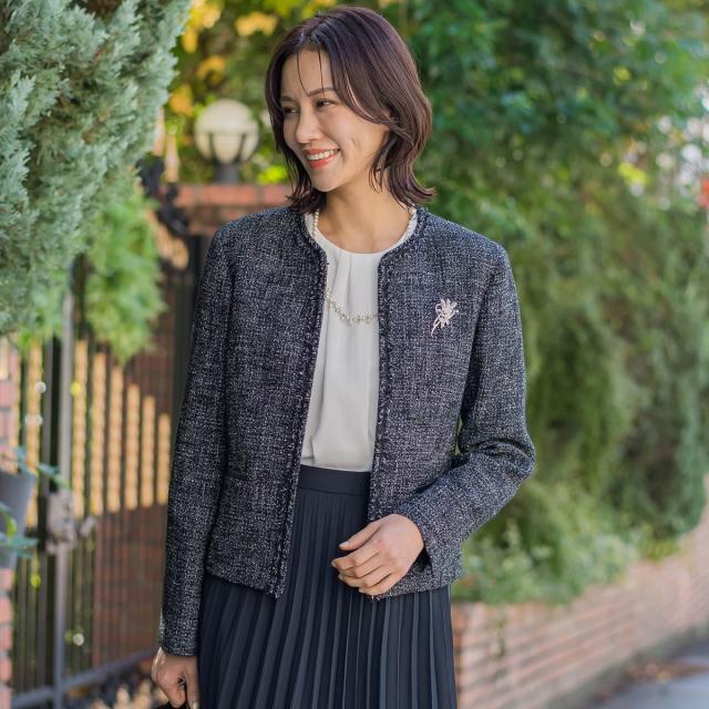 ロートレアモン（LAUTREAMONT）/ストレッチツィードジャケット