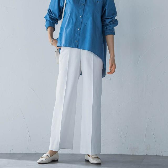 ロートレアモン（LAUTREAMONT）/シェルタリングピケドライワイドパンツ≪吸汗速乾/透け防止/洗濯機で洗える≫