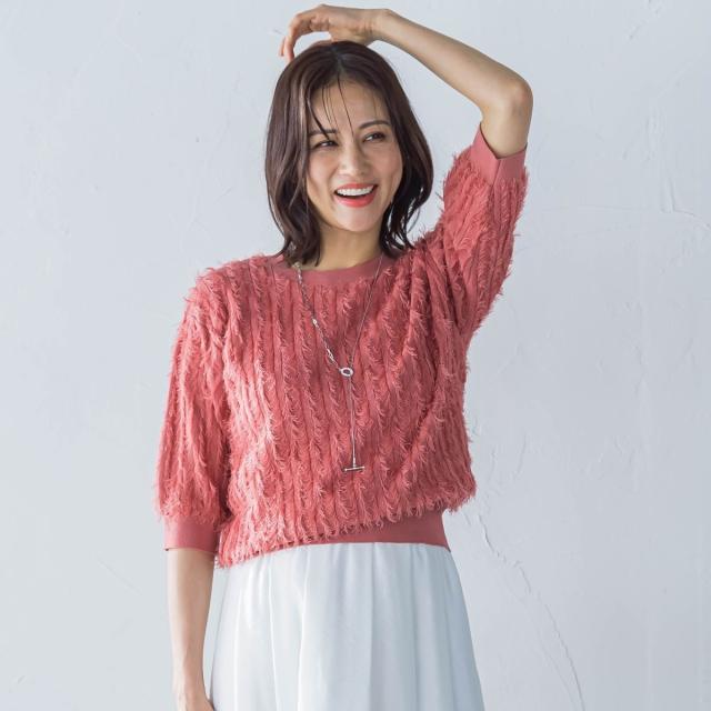 ロートレアモン（LAUTREAMONT）/【一部店舗限定販売】VENUSフリンジニット≪手洗い可能≫