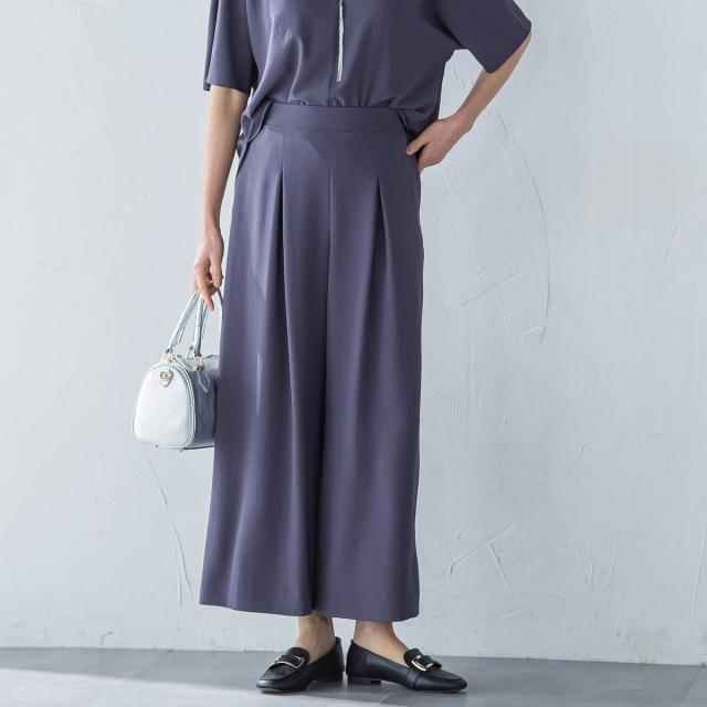 ロートレアモン（LAUTREAMONT）/【一部店舗限定販売】キレイ×リラックス ガウチョパンツ≪接触冷感/UV/洗濯機で洗える≫