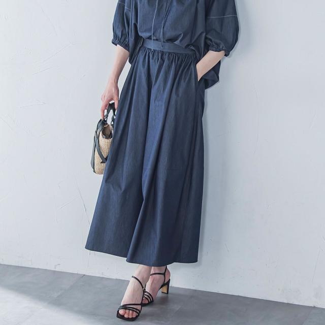 ロートレアモン（LAUTREAMONT）/【WEB限定】極上ライトデニムスカート≪洗濯機で洗える≫