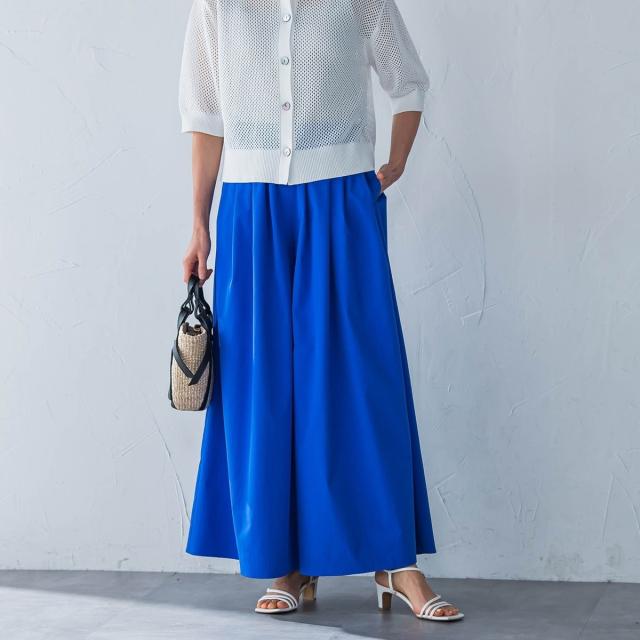 ロートレアモン（LAUTREAMONT）/【晴れ軽】撥水UVワイドパンツ≪UV/接触冷感/撥水性/洗濯機で洗える≫