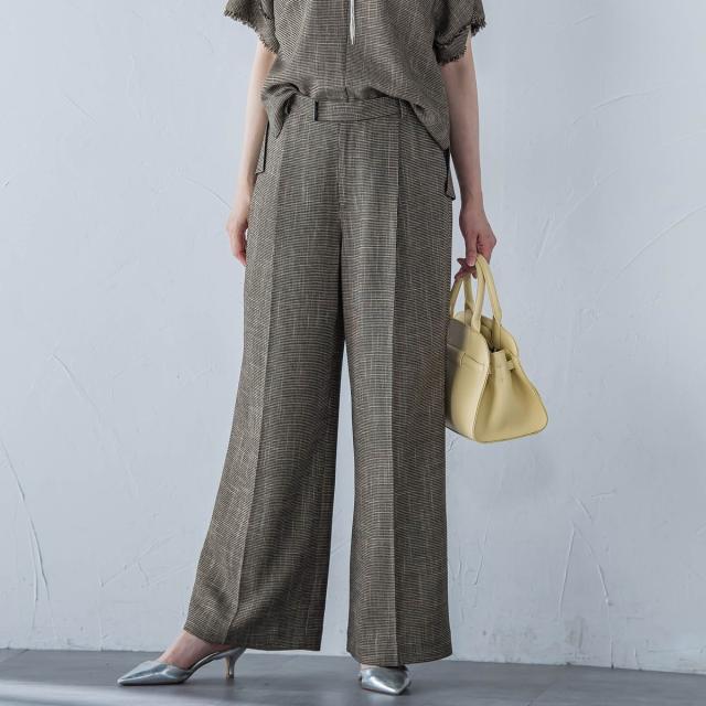 ロートレアモン（LAUTREAMONT）/エアブリーズストレートワイドパンツ≪洗濯機で洗える≫