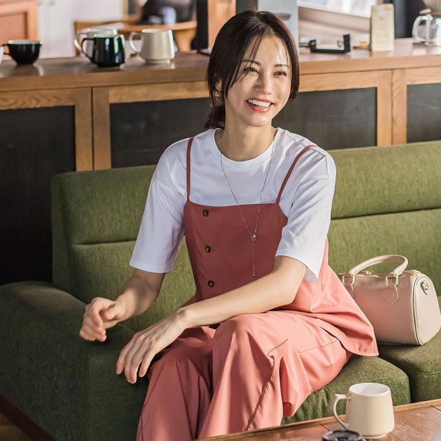 ロートレアモン（LAUTREAMONT）/アシメラップキャミブラウス≪セットアップ対応/洗濯機で洗える≫