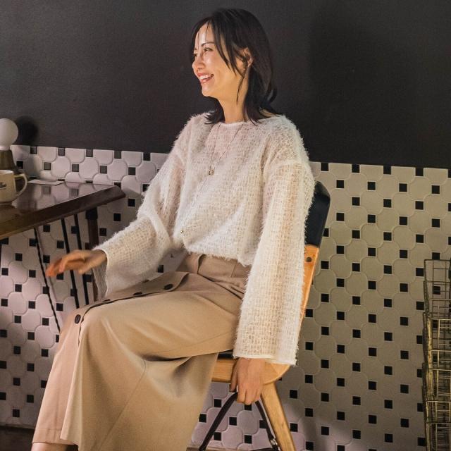 ロートレアモン（LAUTREAMONT）/フェザーチュールTブラウス≪洗濯機で洗える≫