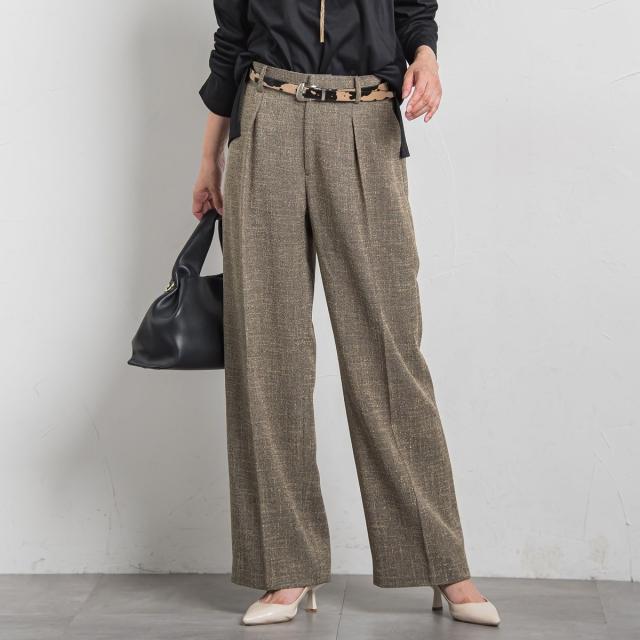 ロートレアモン（LAUTREAMONT）/トリッカースラブツイードパンツ≪手洗い可能・防シワ・UV≫