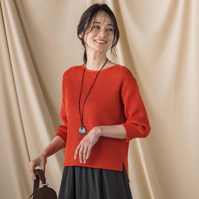 ロートレアモン（LAUTREAMONT）/ラメミックスニットプルオーバー≪手洗い可能≫